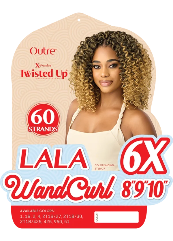 OUTRE X-PRESSION – TWISTED UP WET – LALA WANDCURL 8″ 9″ 10″ 6X – Beauty ...