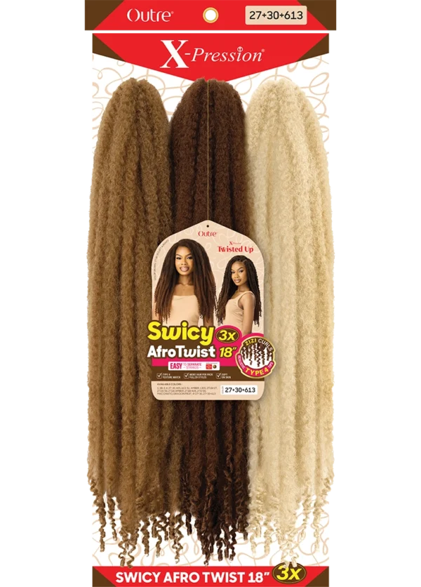 OUTRE X-PRESSION – TWISTED UP WET – SWICY AFRO TWIST 18″ 3X – Beauty ...